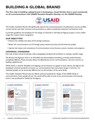USAID Graphic Standards Manual | PDF