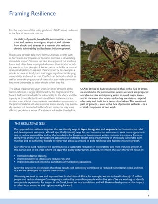 Building Resilience to Recurrent Crisis USAID POLICY AND PROGRAM ...