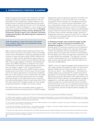 Building Resilience to Recurrent Crisis USAID POLICY AND PROGRAM GUIDANCE | PDF