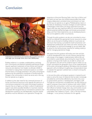 Building Resilience to Recurrent Crisis USAID POLICY AND PROGRAM ...