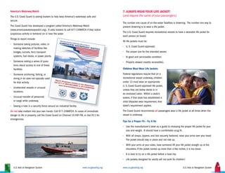 US safety aids to navigation system for sea enthusiasts and travelers ...