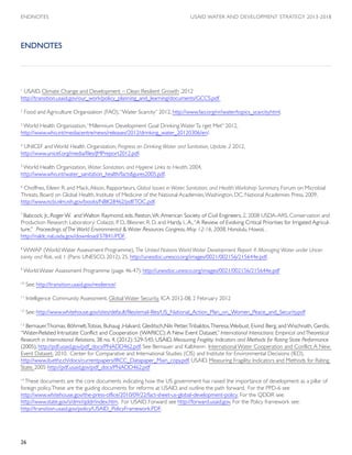 USAID Water Strategy | PDF