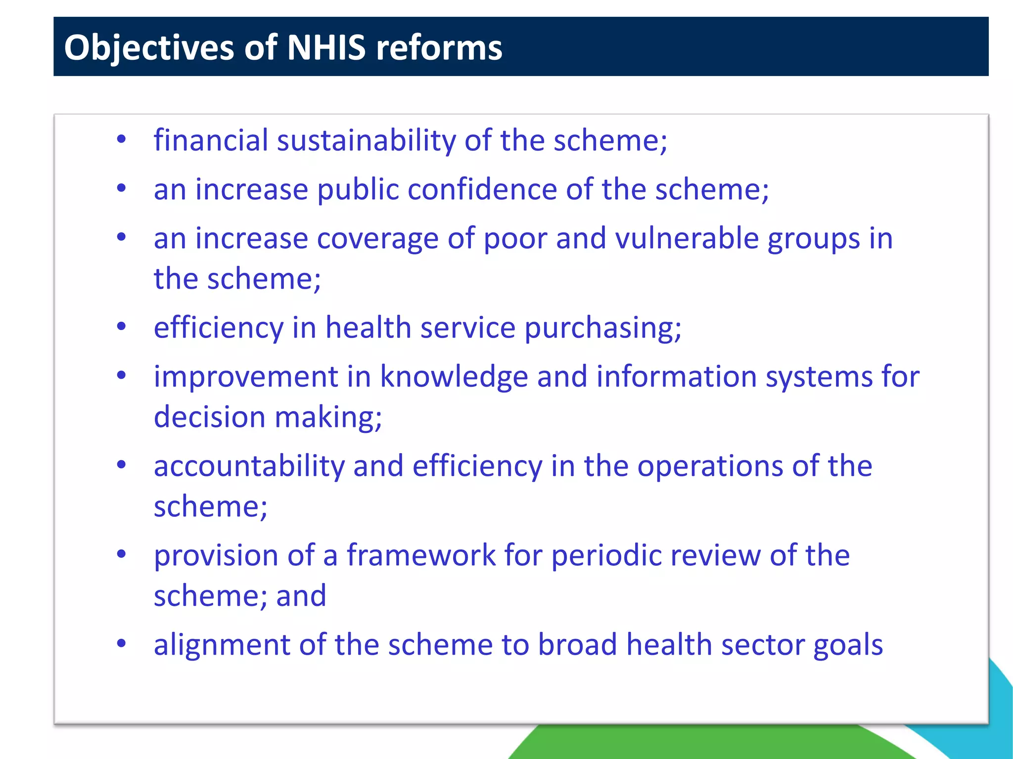 Overview of Ghana’s National Health Insurance Scheme | PDF