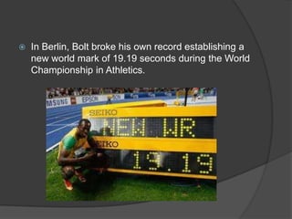 Usain bolt | PPTX
