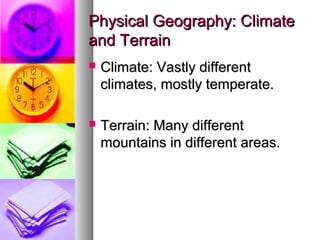 Human Geography of the USA | PPT