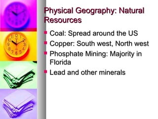 Human Geography of the USA | PPT
