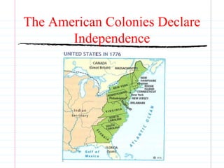 The American Revolution. The formation of the United States. | PPT