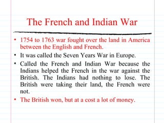 The American Revolution. The formation of the United States. | PPT