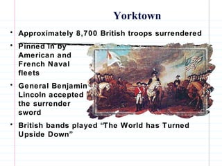 The American Revolution. The formation of the United States. | PPT
