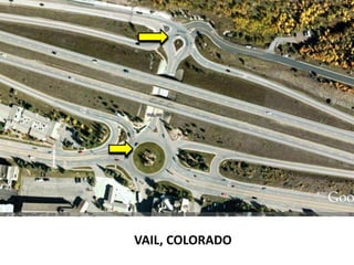 USA interchange modern roundabouts examples | PPT