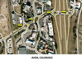 USA interchange modern roundabouts examples | PPT