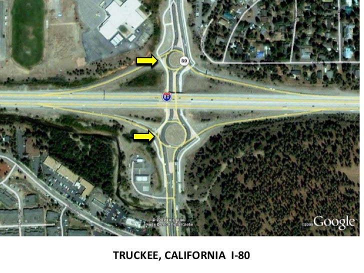 USA interchange modern roundabouts examples