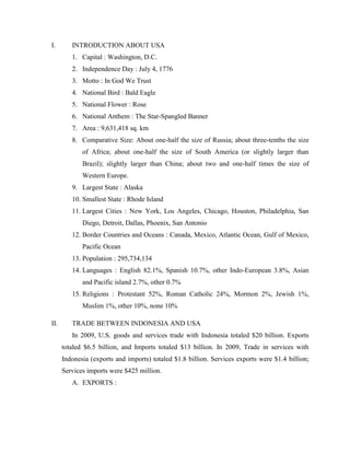 Usa international trade | PDF