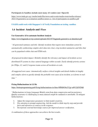 US AI Safety Institute and Trustworthy AI Details. | PDF | Databases | Computer Software and ...