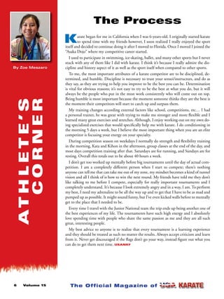The Official Magazine of USA Karate | PDF