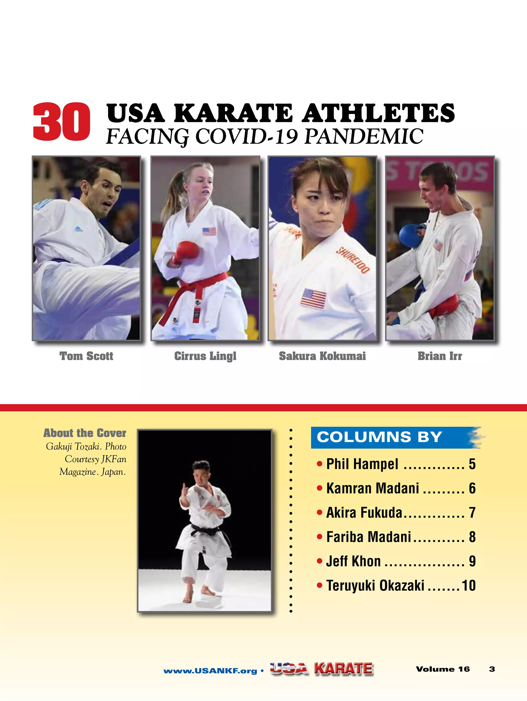 El nuevo número de la revista oficial de Karate de USA para el 2020 ...