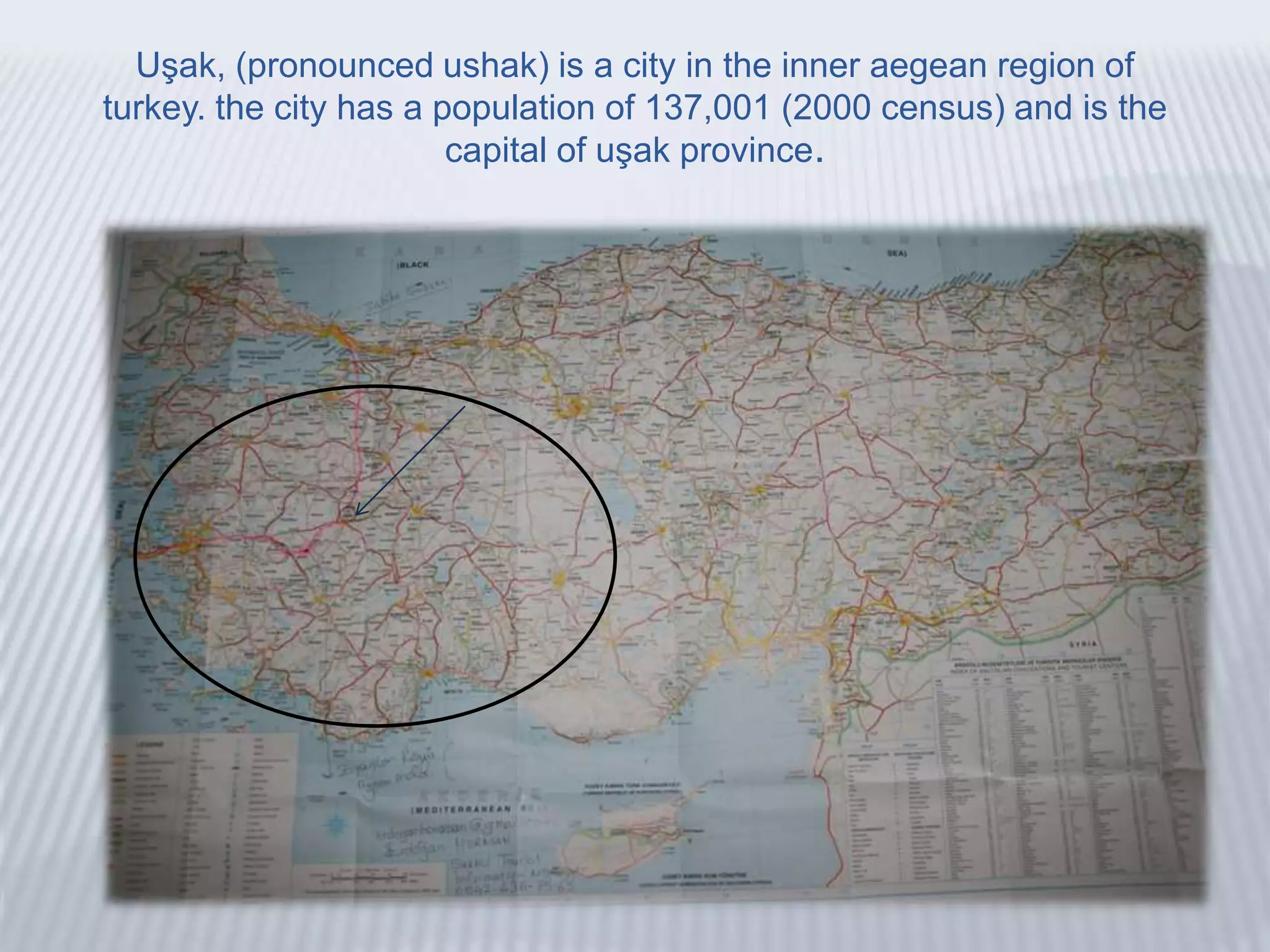 Usak presentation made by turkish students | PPTX