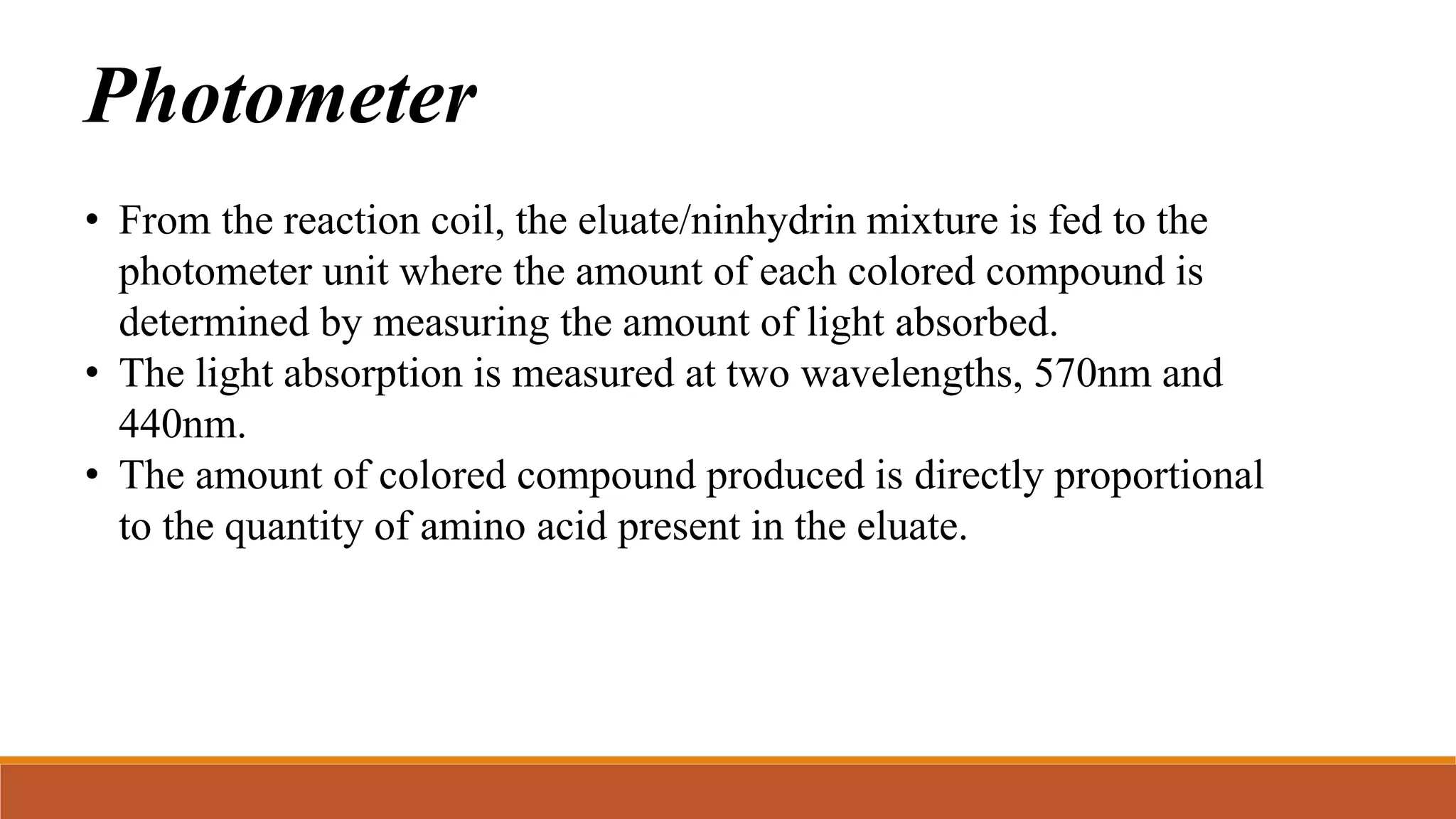 Amino Acid Analyzer | PPTX