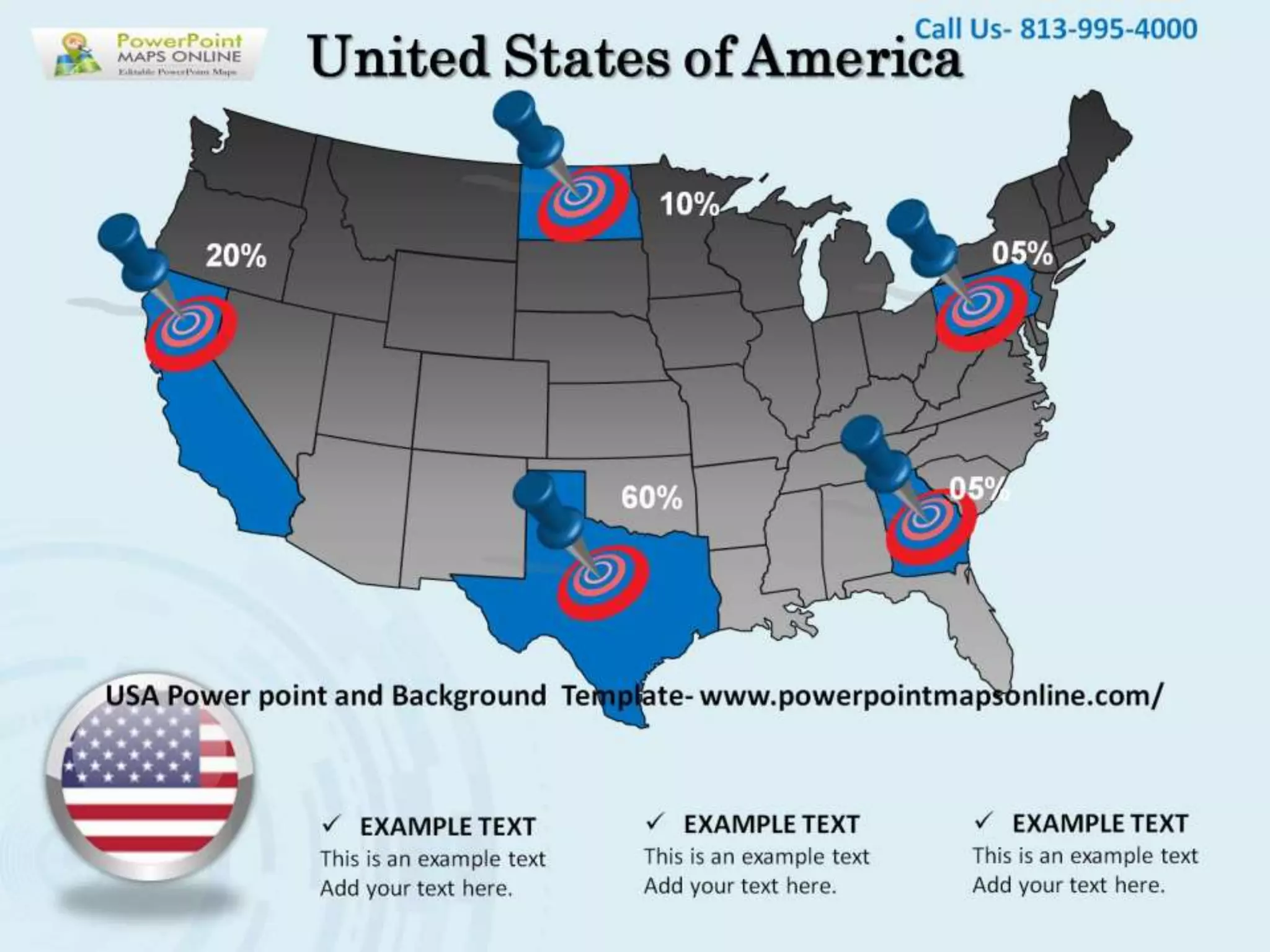 Usa map powerpoint and background | PPT