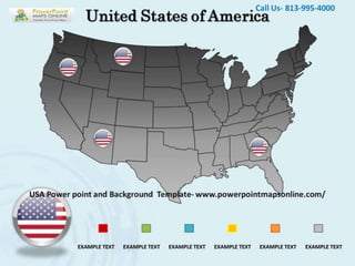 Usa map powerpoint and background | PPTX
