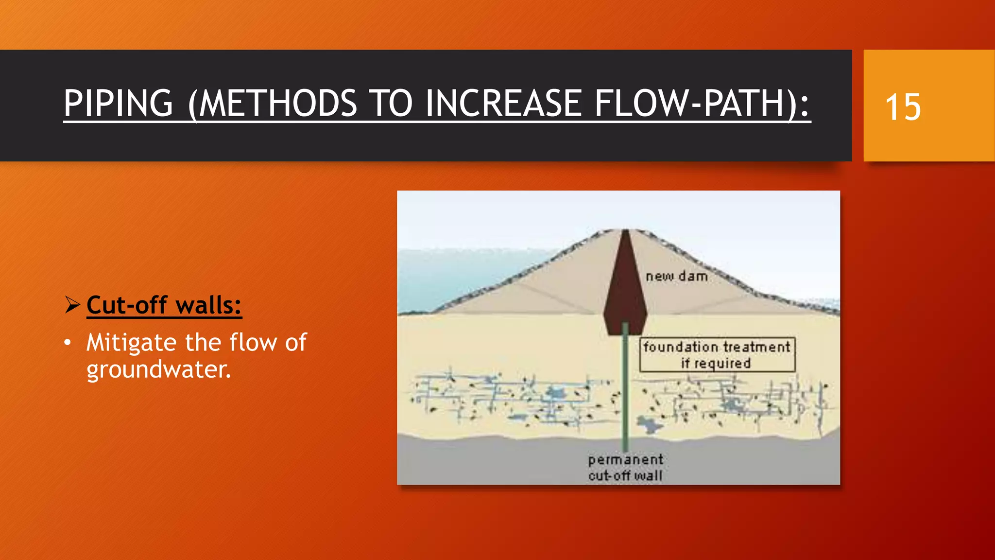 Control Of SEEPAGE THROUGH EMBANKMENTS | PPTX