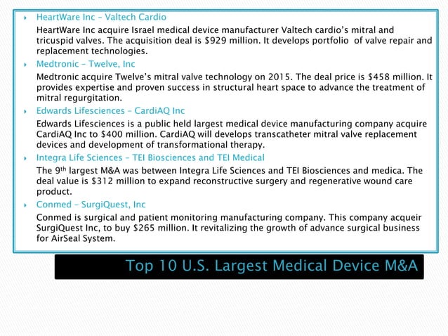 USA Medical Device & Equipment Report 2015 | PPT