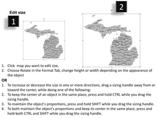 Usa michigan state powerpoint county editable ppt maps and templates | PPTX