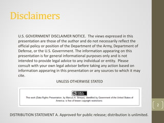 Data Rights in the Department of Defense | PPT