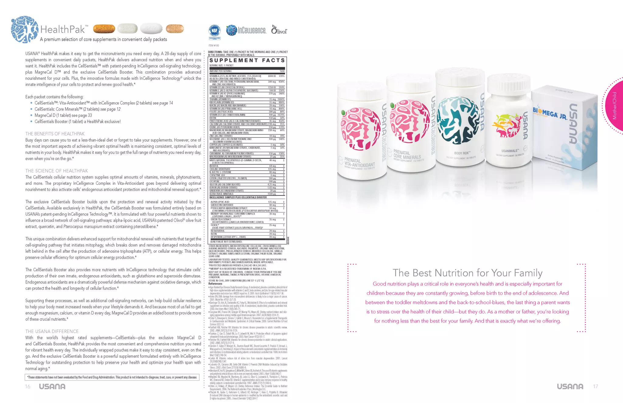 Usana Product Information | PDF