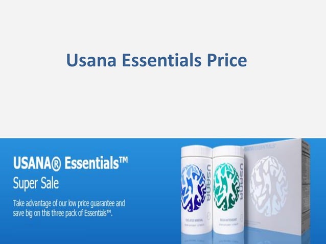 Usana Essentials Price | PPT