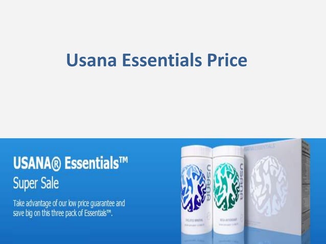 Usana Essentials Price | PPT