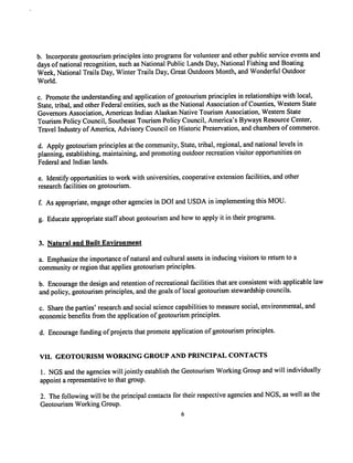 2008 NGCSD and US Dept of Interior MOU | PDF