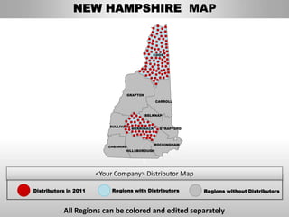 Usa new hampshire state powerpoint county editable ppt maps and ...
