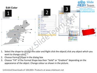 Usa northeast region country editable powerpoint maps with states and ...