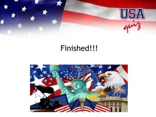 USA: Quiz V English Culture Week, Category B. | PPTX