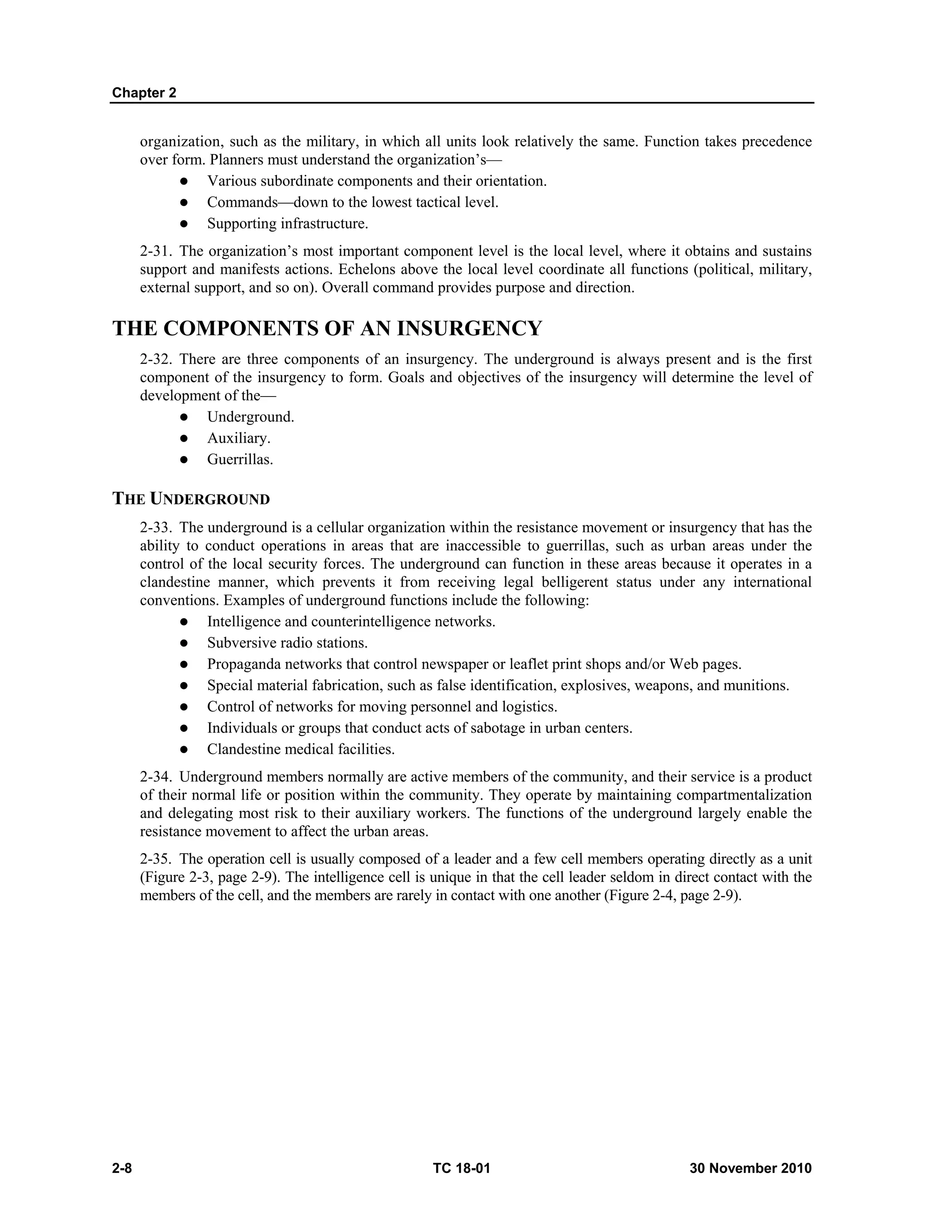U.S. Army Special Forces Unconventional Warfare Training Manual ...