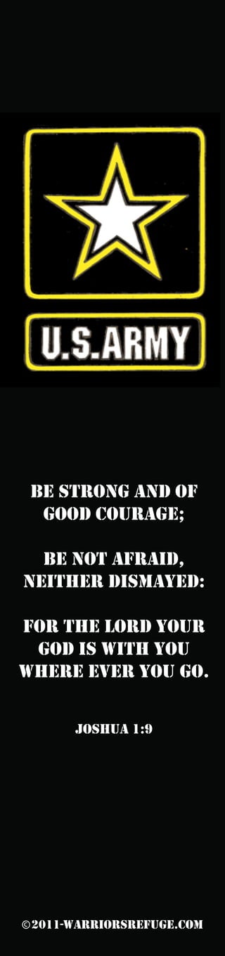 Army Bookmark | PDF | Christianity | Religion & Spirituality