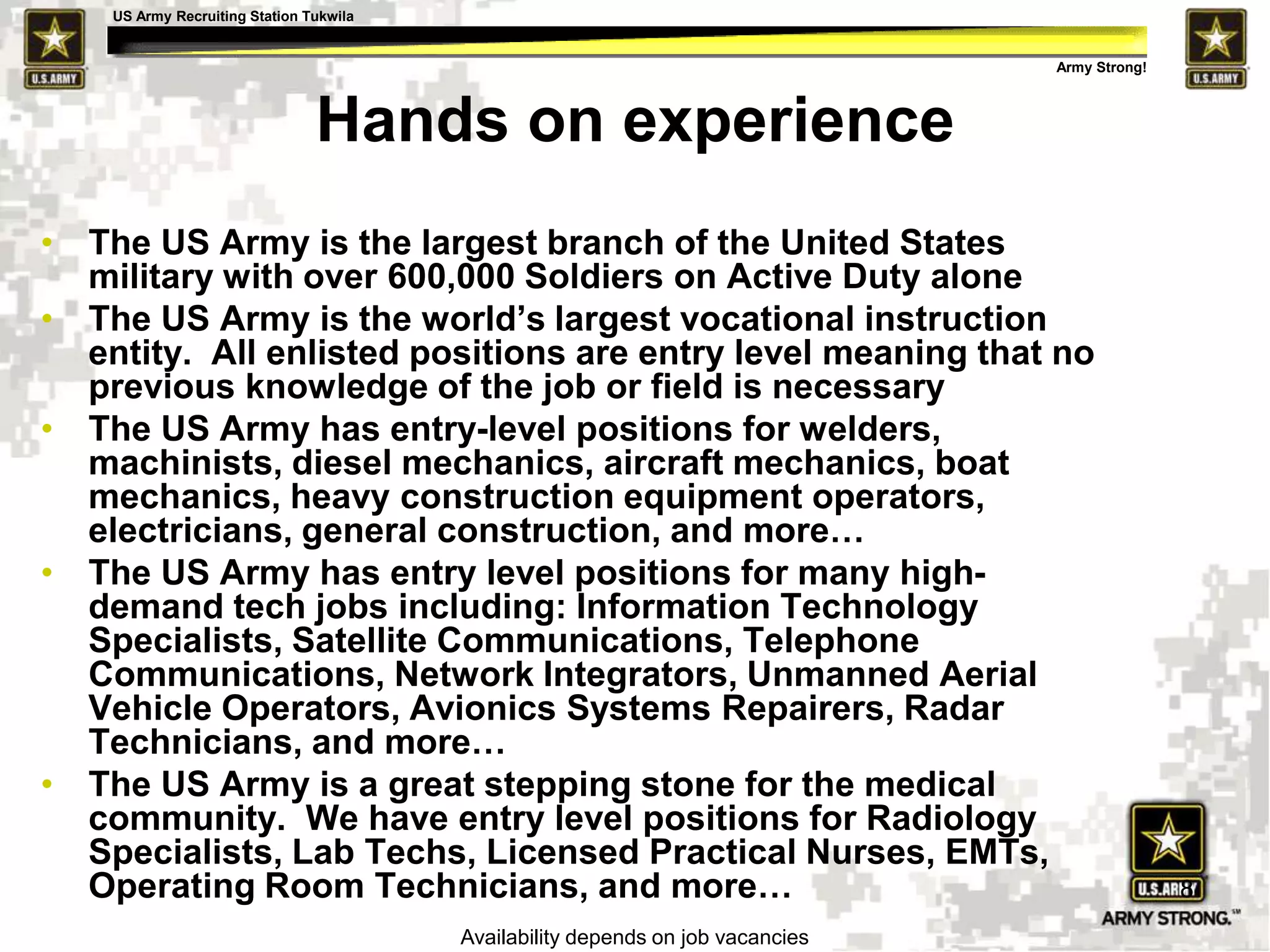 Us Army College Benefits Explained | PPTX