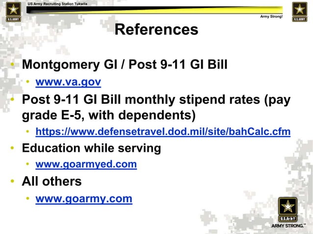 Us Army College Benefits Explained | PPTX