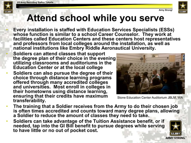 Us Army College Benefits Explained | PPTX