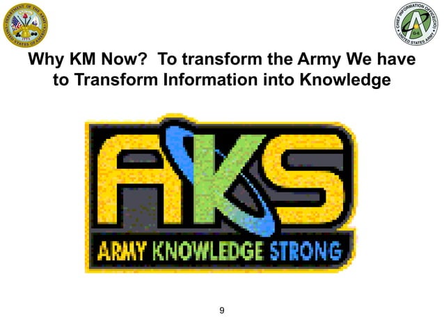 US Army KM Principles Ver1 12 Feb | PPT