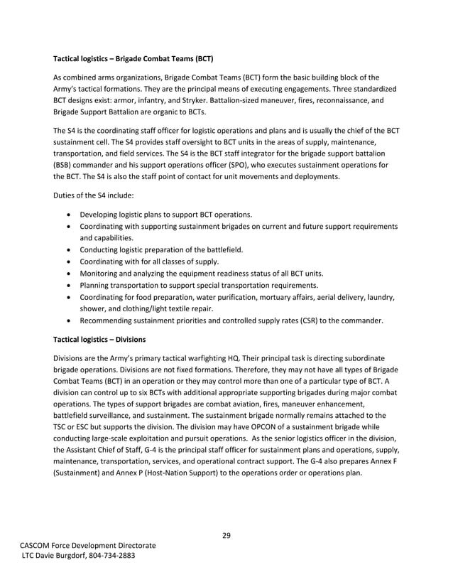 US Army Logistics Quick Reference Guide Feb 14, 2014 | PDF | Logistics ...