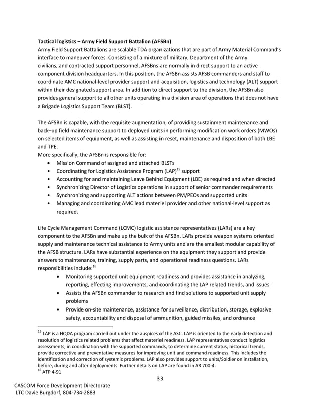 US Army Logistics Quick Reference Guide Feb 14, 2014 | PDF | Logistics ...
