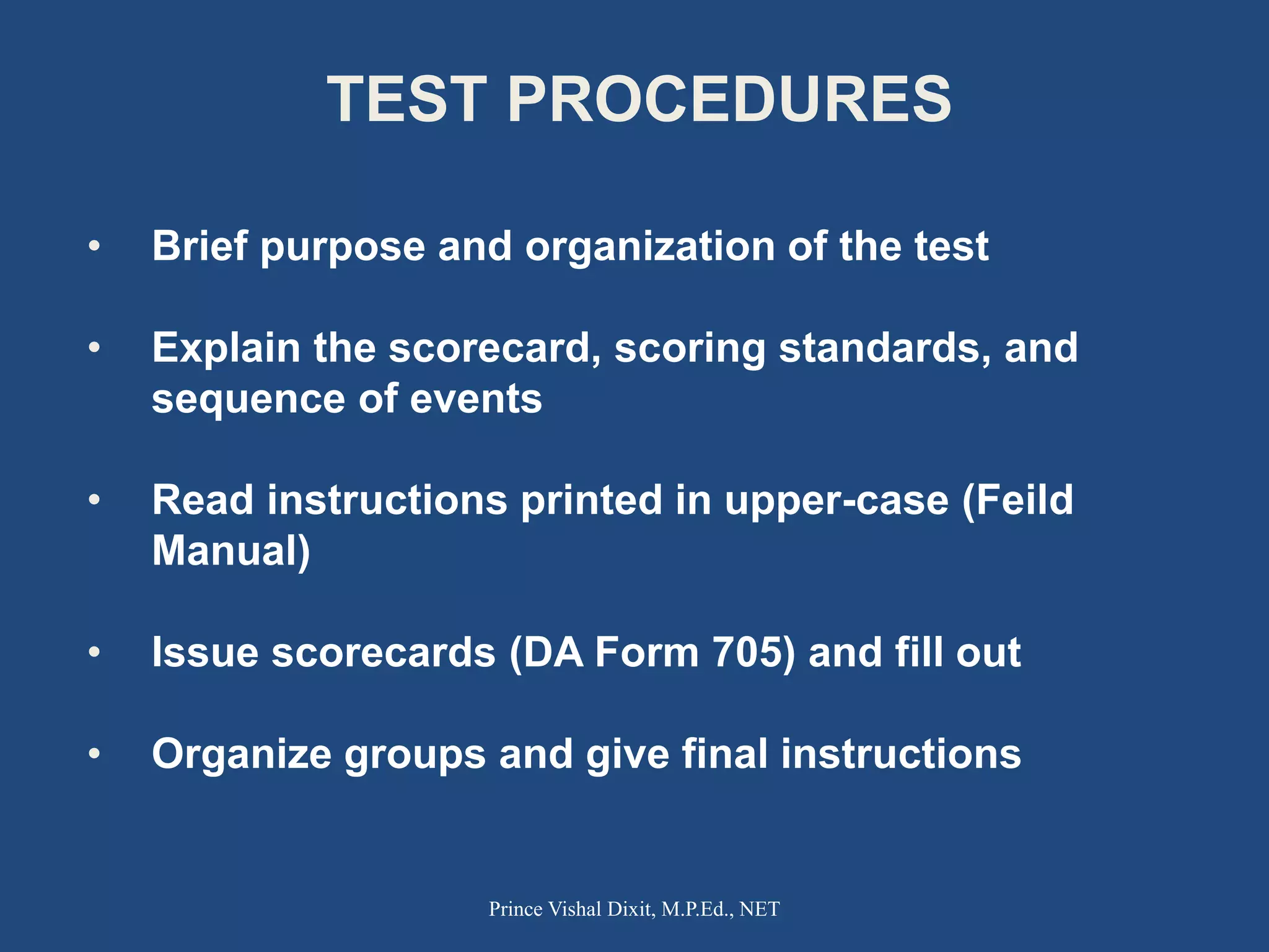 Us army physical fitness test | PPTX