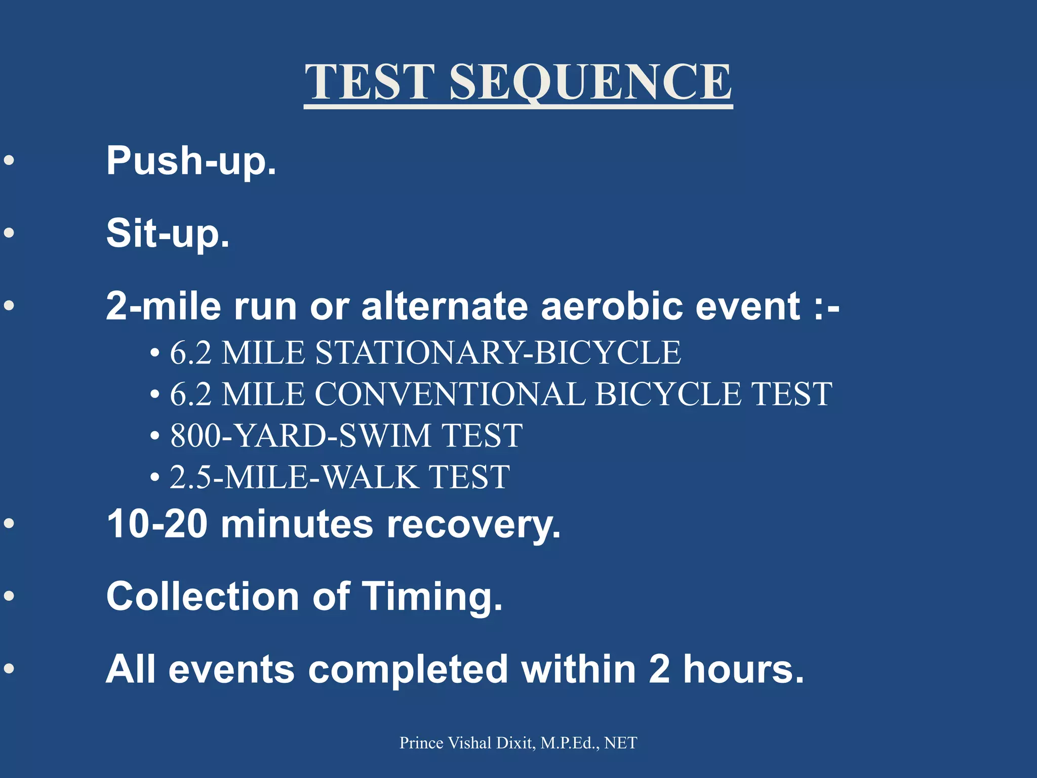 Us army physical fitness test | PPTX