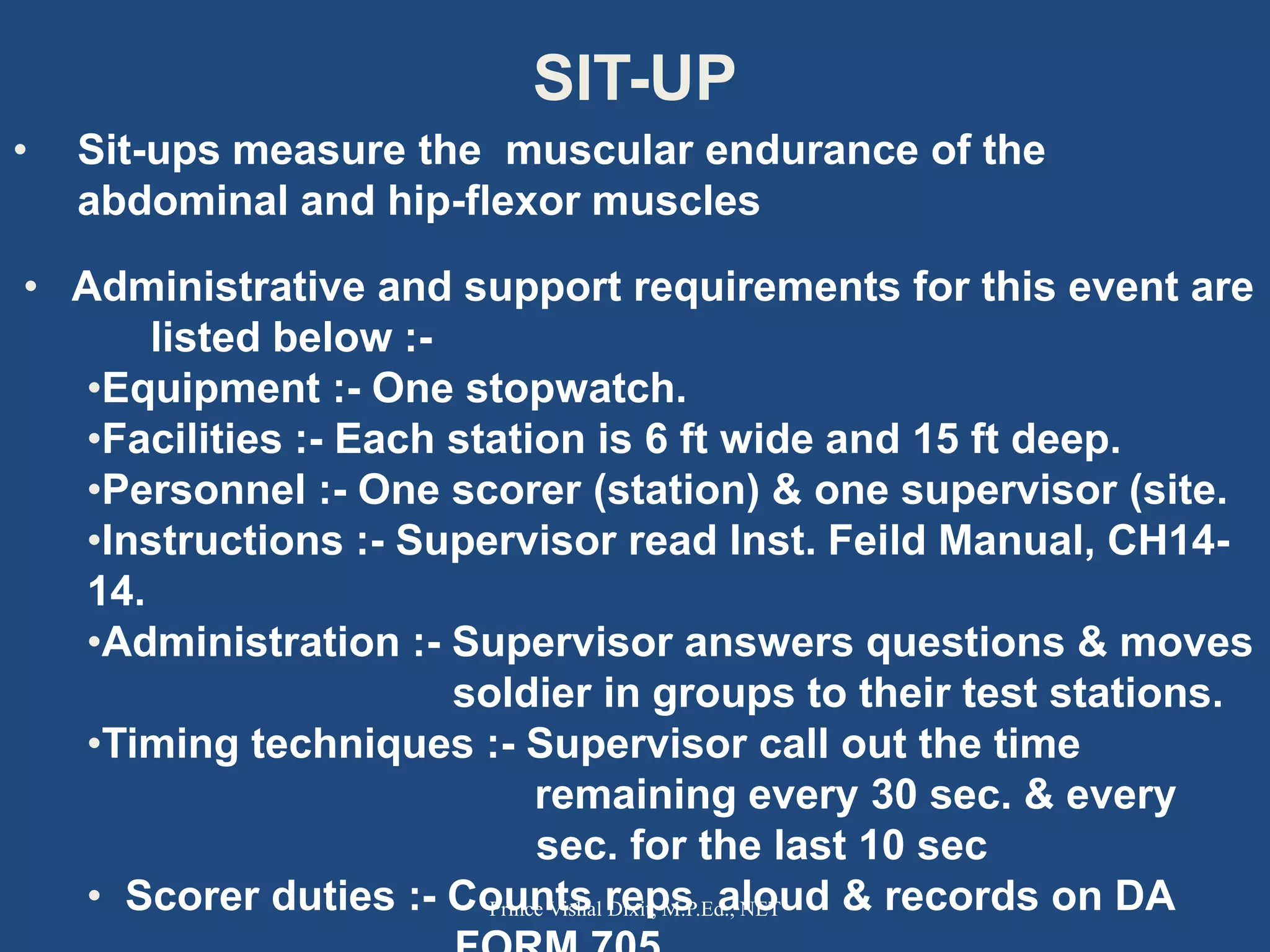 Us army physical fitness test | PPTX