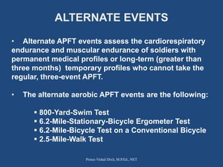 Us army physical fitness test | PPTX