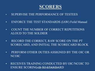 Us army physical fitness test | PPTX