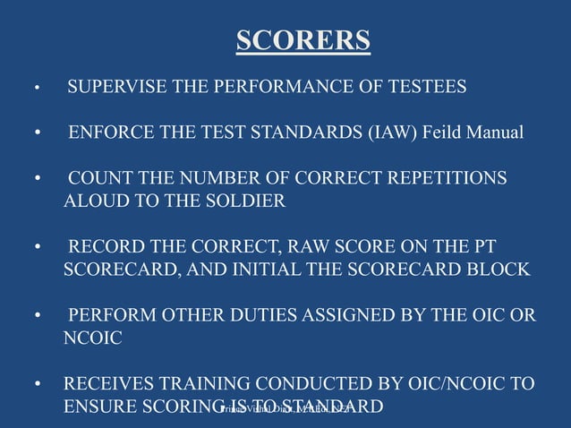 Us army physical fitness test | PPTX | Bodybuilding | Sports