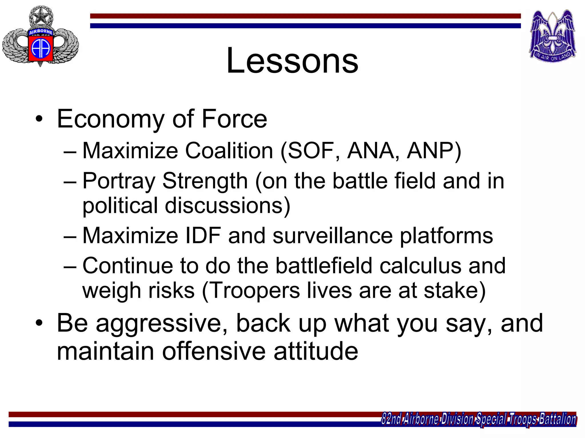 Us Army Transforming And Fighting Adaptive Leadership Lessons | PPT